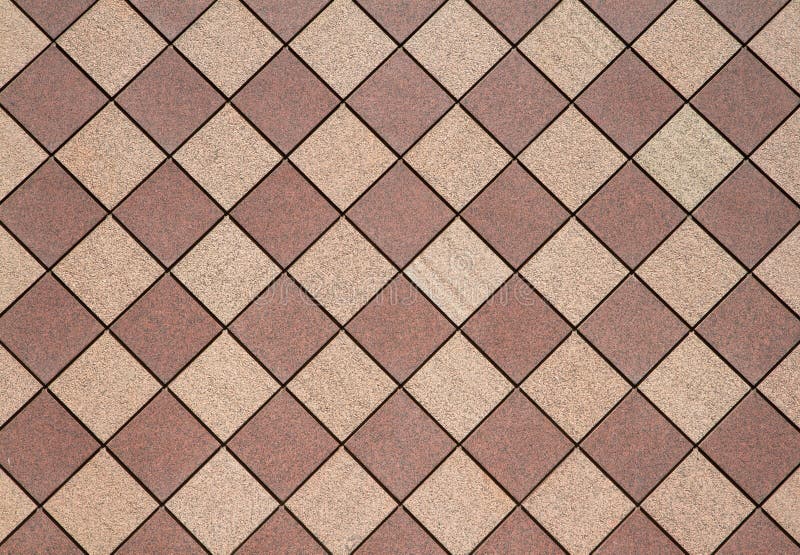 Brown Checkered Wall Horizontal Stock Photo - Image of texture ...