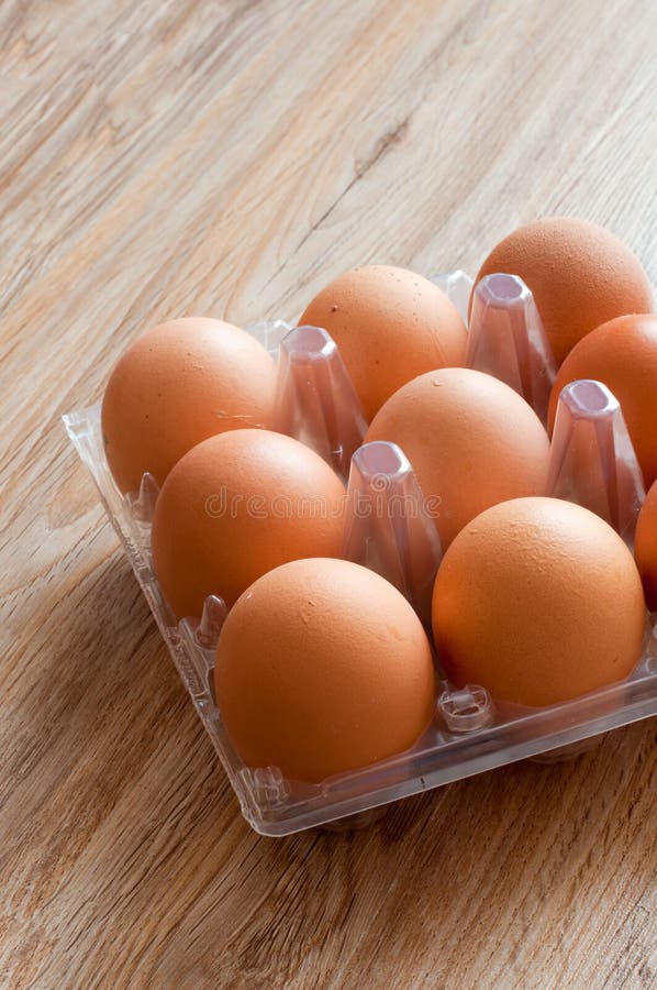 Brown Chicken Egg Packaging Stock Image - Image of shopping, food: 29773627