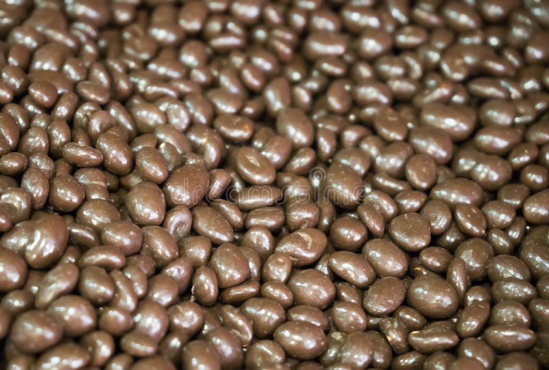 Brown chocolate balls. stock photo. Image of food, candy - 123221748