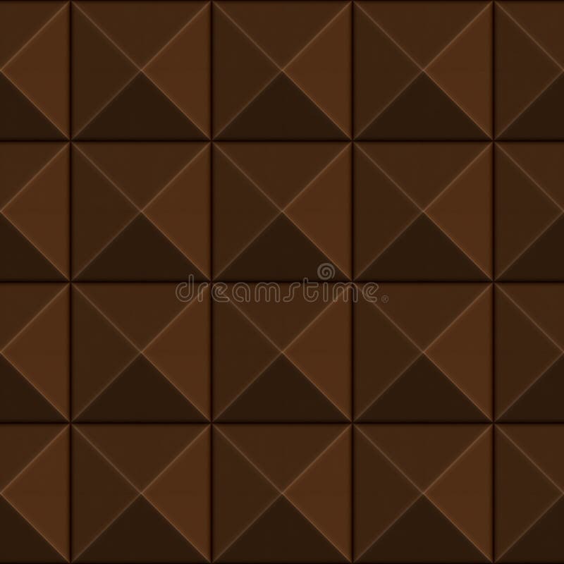Brown Chocolate Ceramic Mosaic Rhombus Stone Tile Wood 3d Seamless ...