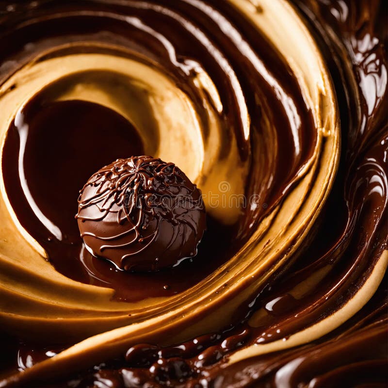 Brown Chocolate, Liquid Milk, Splash Swirl Wave. Many Assorted ...