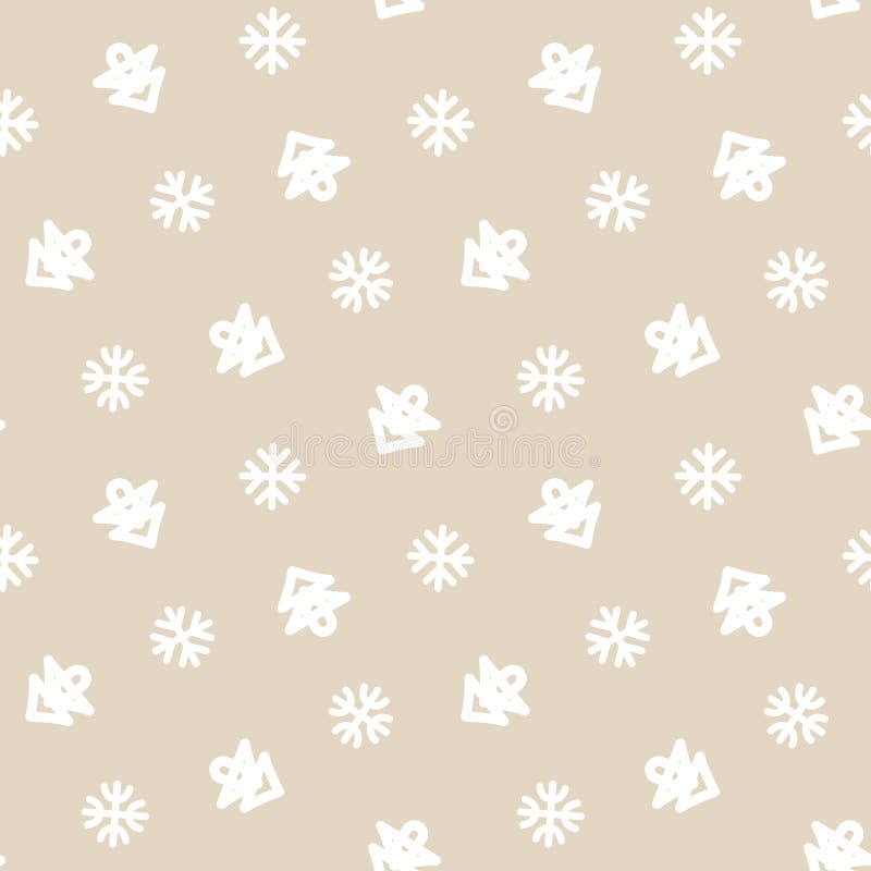 Brown Christmas Background with Space for Wishes Stock Illustration ...