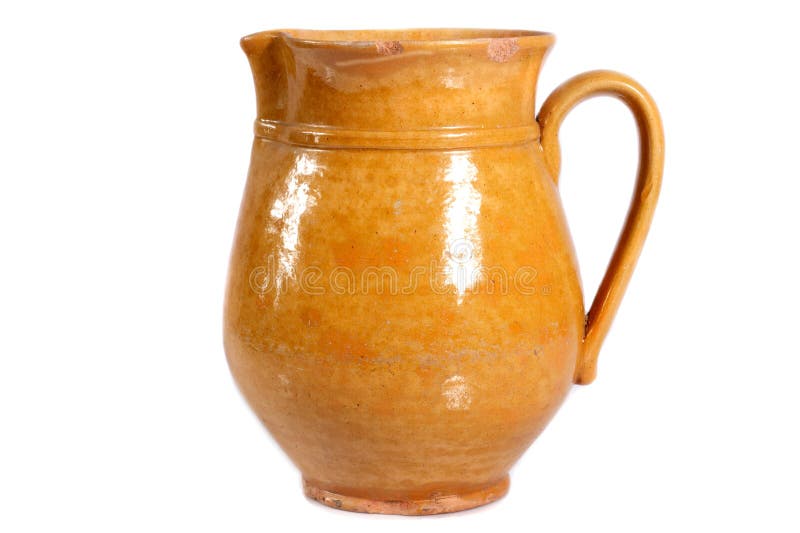 Soft clay pot : pitcher stock image. Image of loam, articraft - 27231863