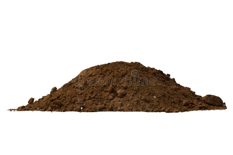 Brown clay pile stock image. Image of concept, growth - 135266565