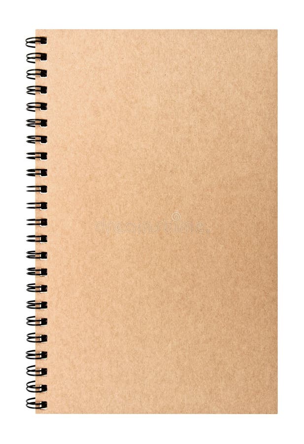 Brown clear notebook stock photo. Image of paper, artistic - 39025578