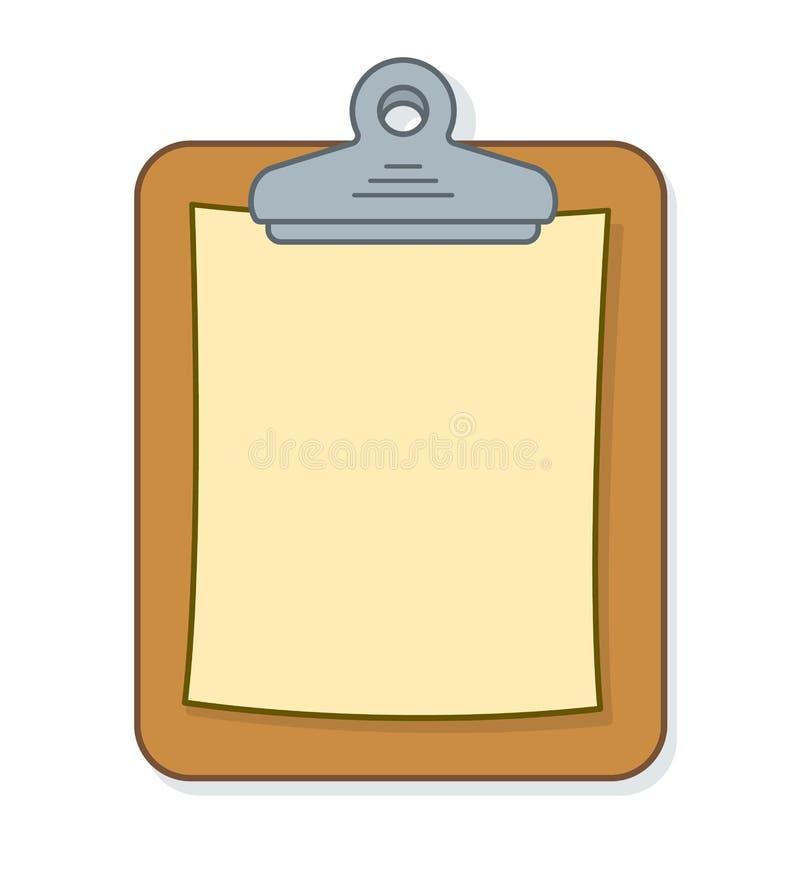 Cartoon Check Box on Clipboard Stock Vector - Illustration of clipboard ...