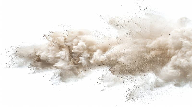 Brown Cloud of Dust and Debris Explodes Outwards, Creating a Striking ...