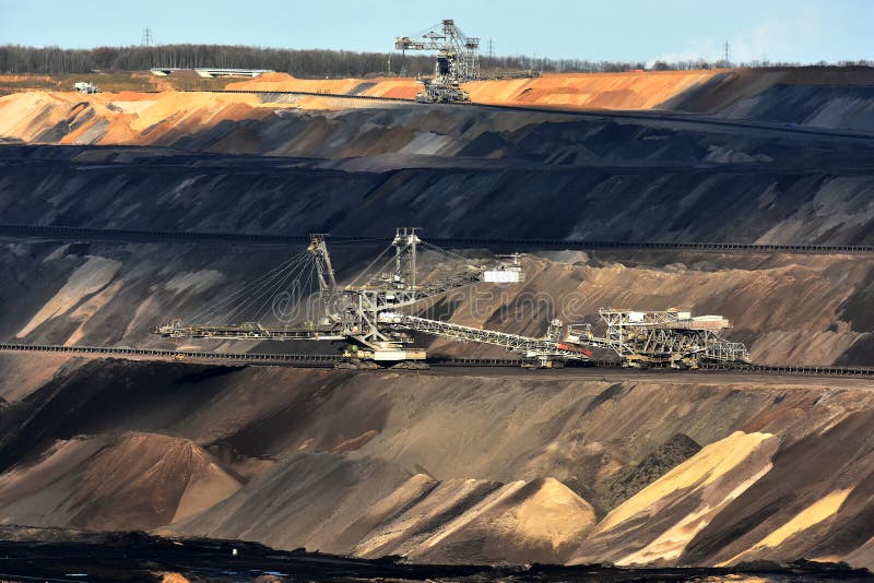 Coal mining stock image. Image of excavate, technology - 23635623