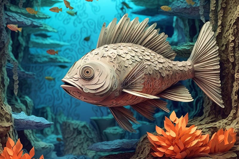 Coelacanth Paper Stock Illustrations – 6 Coelacanth Paper Stock ...