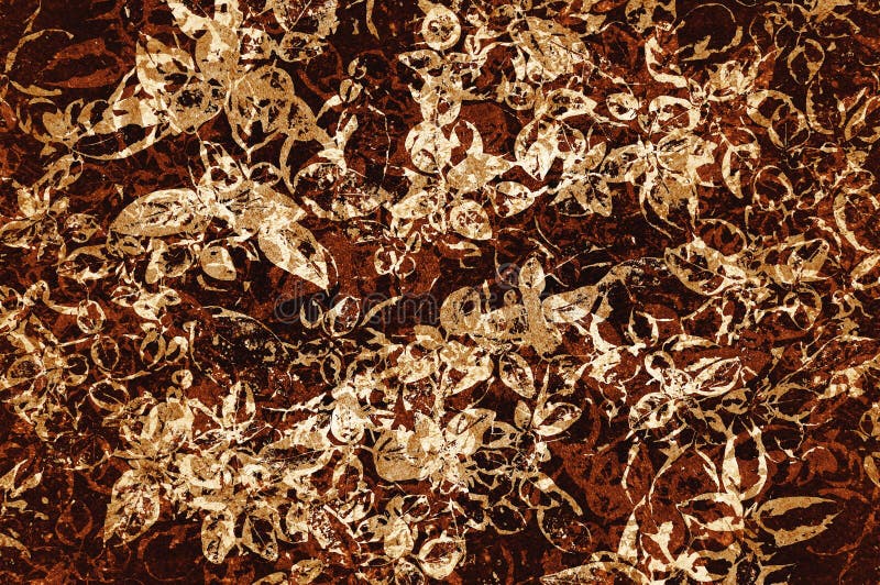 Brown Color Abstract Pattern Background Stock Illustration ...