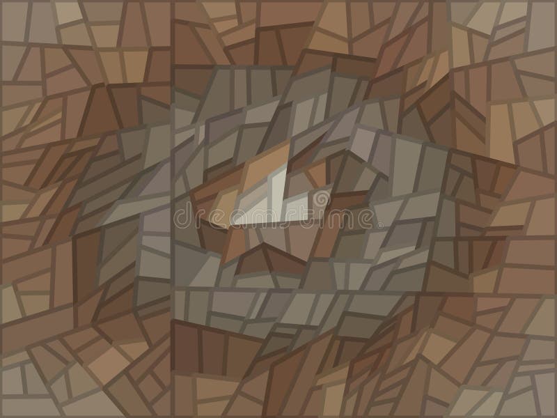 Brown Color Abstract Pattern Background Stock Illustration ...