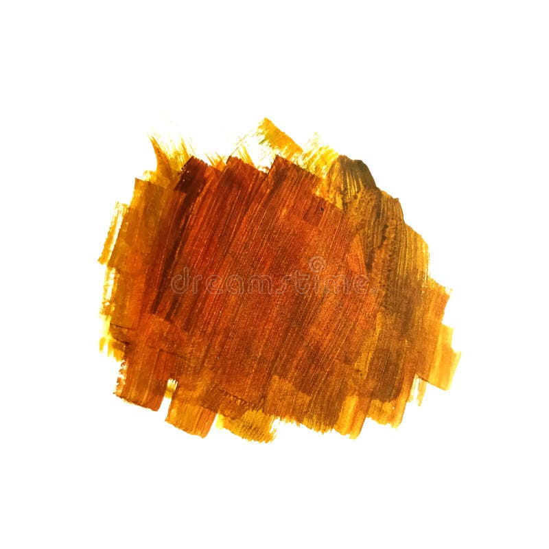 Brown Color Brush Stroke Watercolor Design Background Stock Vector ...