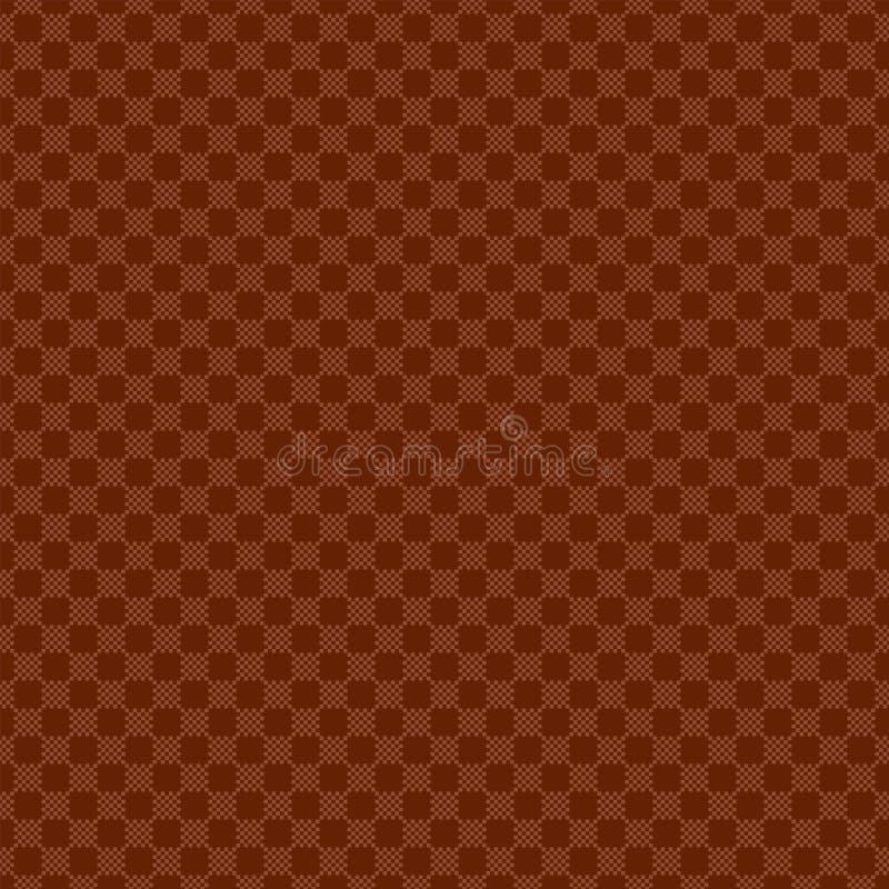 Brown Color Checked Square Pattern Background Stock Vector ...