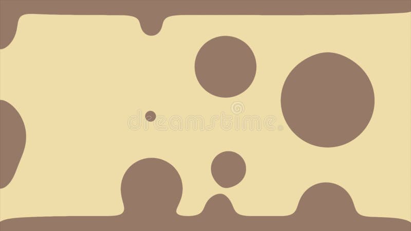 Brown Color Floating Liquid Moving Upside Minimal Background Stock ...