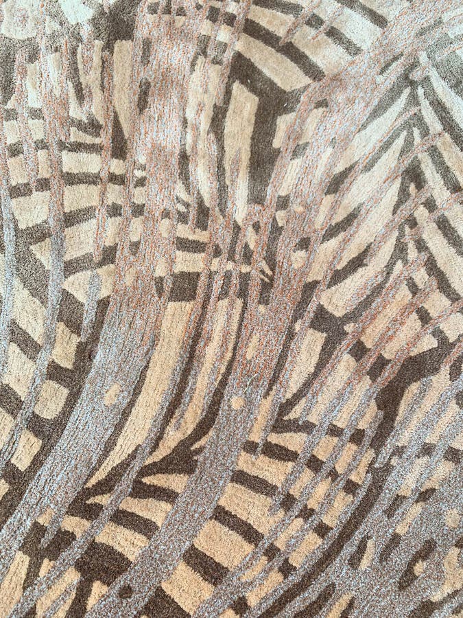 Brown Color of Floral Pattern on Carpet Stock Image - Image of cotton ...