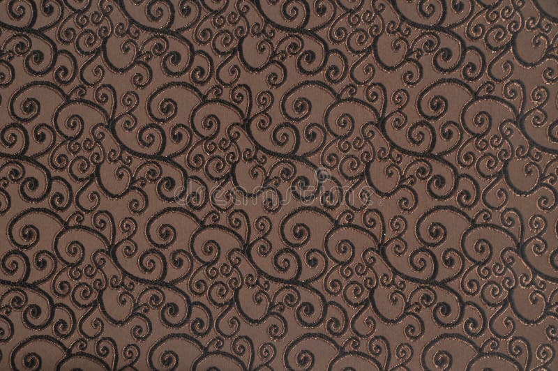 Brown Colored Patterned Fabric Texture Stock Image - Image of coarse ...