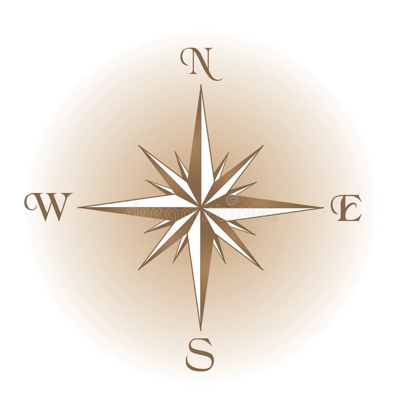 Compass symbol stock vector. Illustration of instrument - 12322553