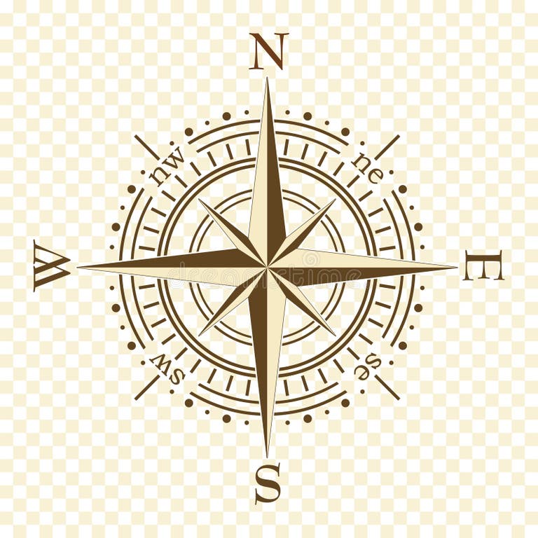 Brown Compass Stock Illustrations – 4,019 Brown Compass Stock ...
