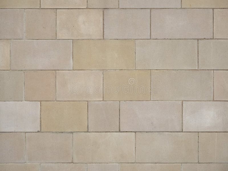 Brown Concrete Block Wall Background Stock Photo - Image of background ...