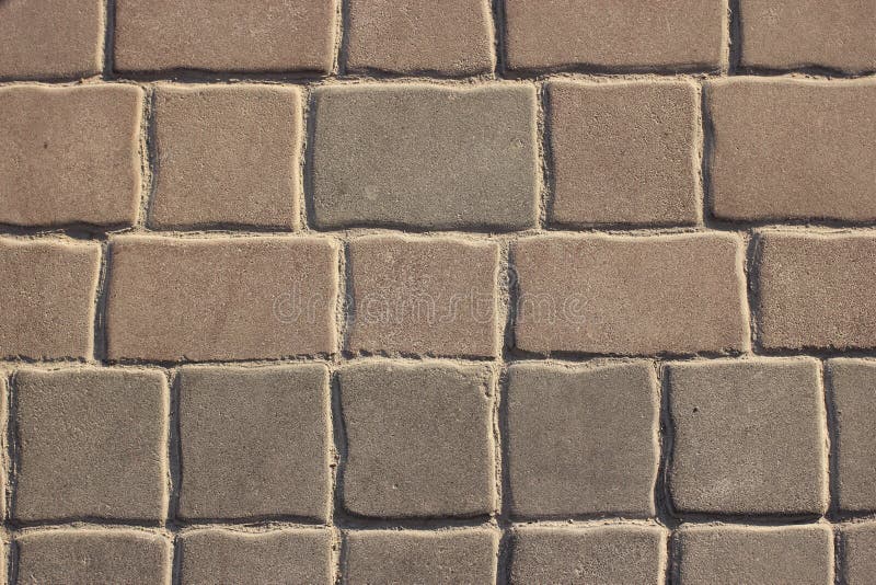 Brown Concrete pavement stock image. Image of brown, brick - 36656261