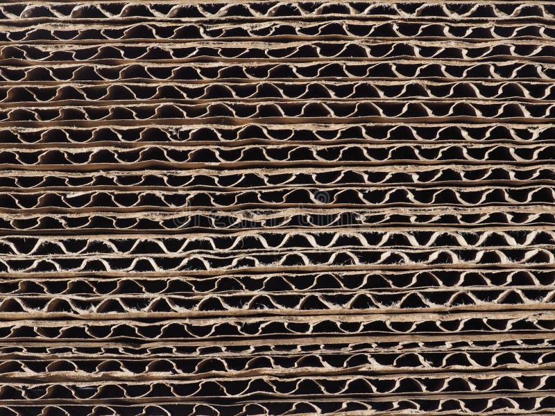 Brown Corrugated Cardboard Texture Background Stock Image - Image of ...