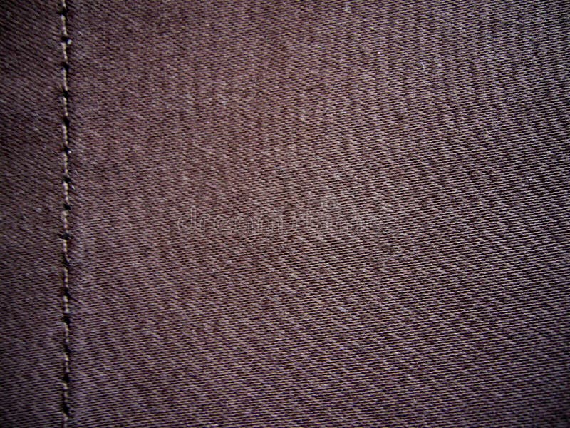 Brown cotton plain fabric. stock image. Image of wool - 206469403