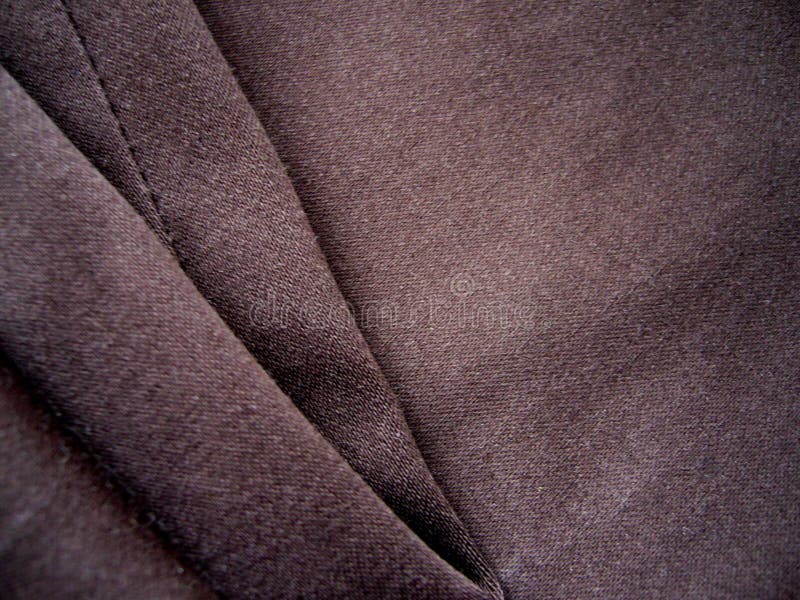Brown cotton plain fabric. stock image. Image of clothing - 206469421