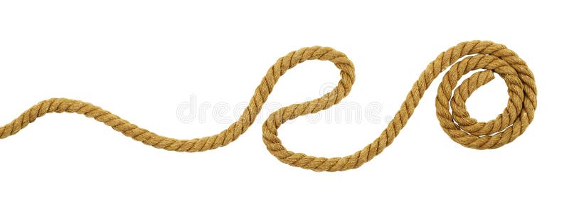 Brown cotton rope curl stock image. Image of twist, cotton - 196419203