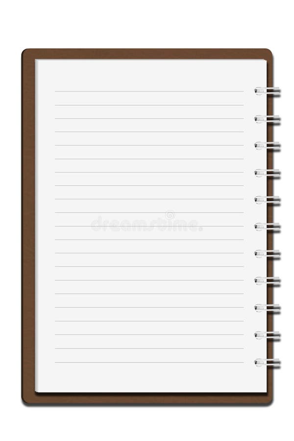 Brown Cover Notebook on Table Stock Photo - Image of metal, meeting ... Brown Cover Notebook on Table Stock Photo - Image of metal, meeting ...
