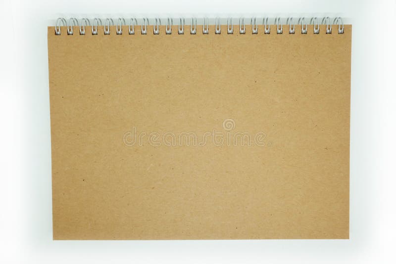 Brown Cover Notebook Background Stock Photo - Image of note, message ...