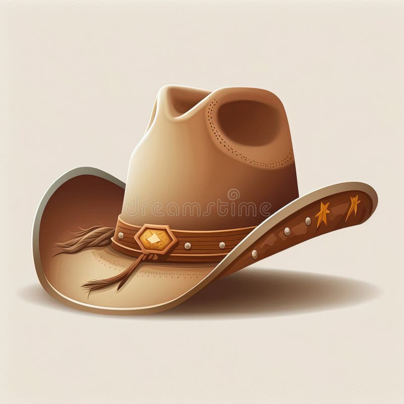 Set of Cowboy Hat Illustration on White Background for Design ...