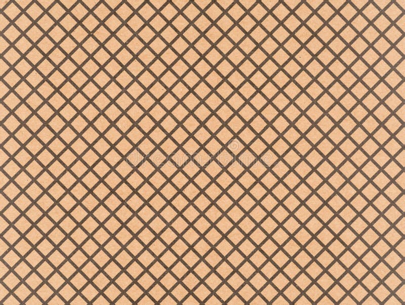 Brown Craft Paper with a Black Crosshatch Pattern Stock Photo - Image ...