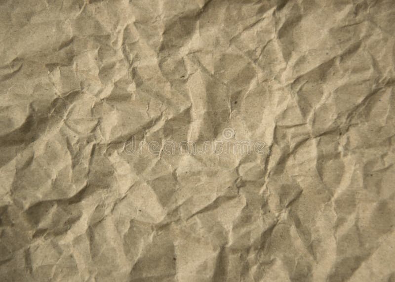 The Brown Craft Paper Texture Background Has a Crumple Look Stock Image ...