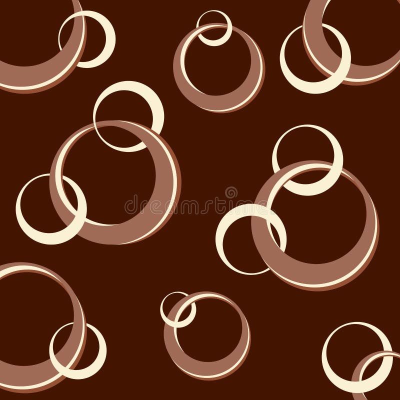 Brown and Cream Canvas stock illustration. Illustration of circle - 6588776