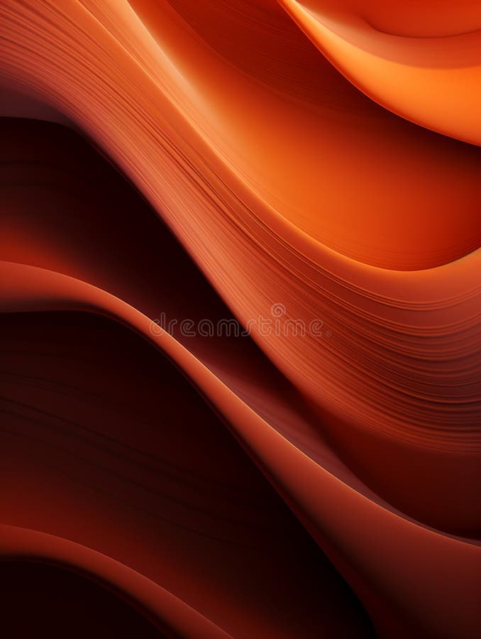Brown Creative Abstract Wavy Texture. Stock Illustration - Illustration ...