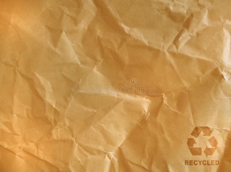Brown crumpled paper stock photo. Image of grunge, paper - 24705518
