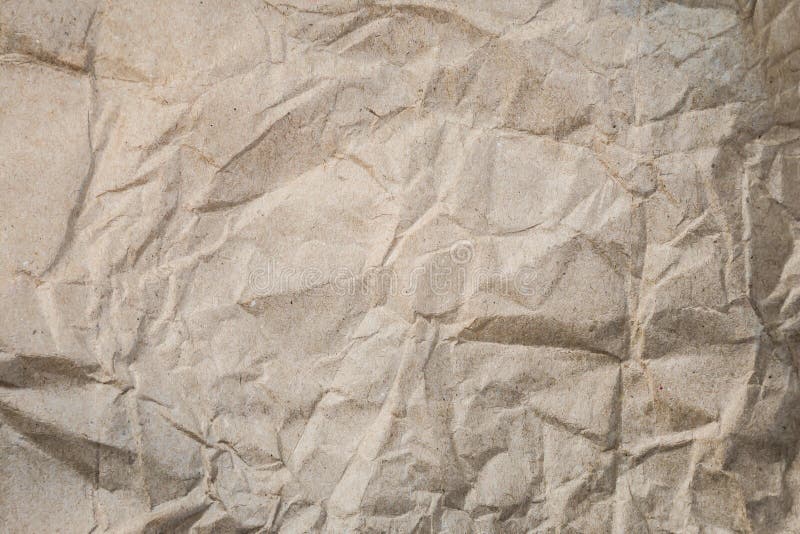 Brown Crumpled Paper Background For Backdrop Composition For Website ...