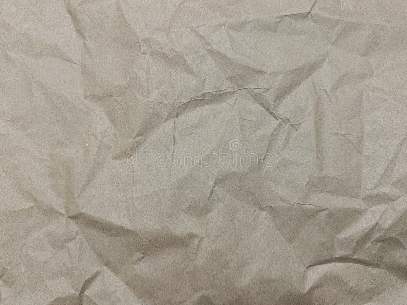 Brown Crumpled Paper Texture Overlay Stock Image - Image of blank ...