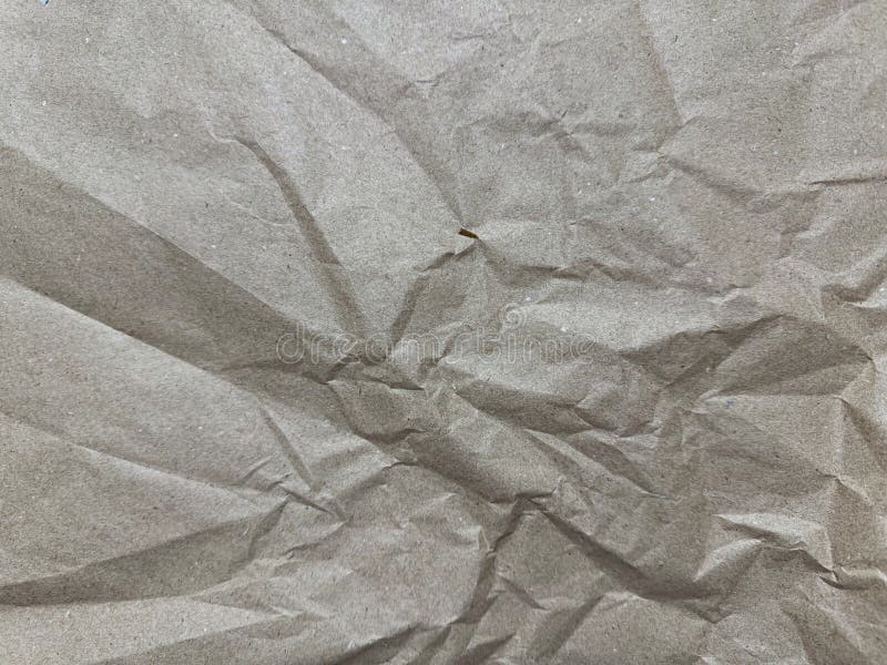 Brown Crumpled Paper Texture Overlay Stock Photo - Image of crease ...
