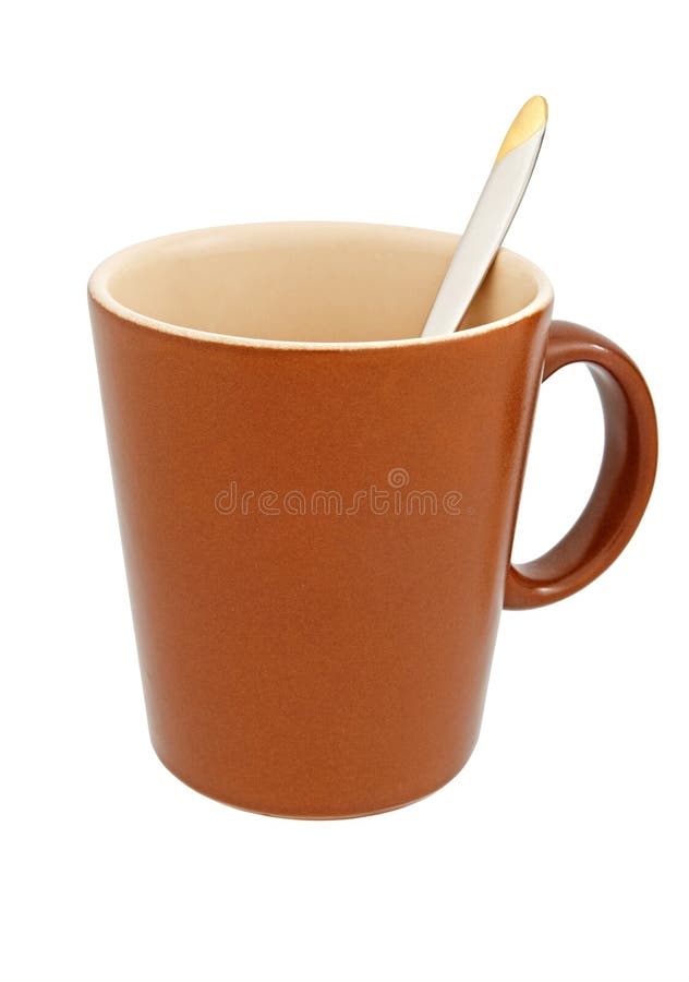 Brown cup stock photo. Image of ceramics, coffee, object - 17286104