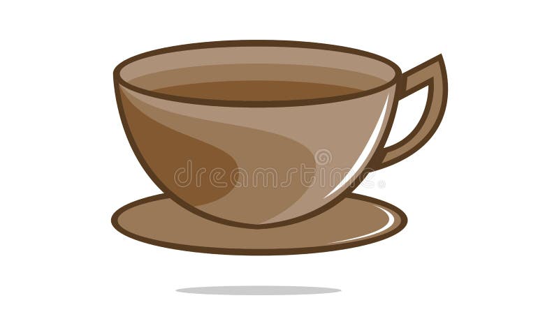 Brown Cup Illustration Vector Design Stock Vector - Illustration of ...
