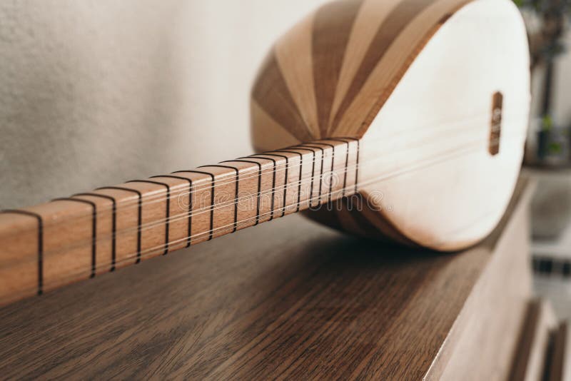 Brown Cura Guitar Instrument on the Shelf Stock Image - Image of rock ...