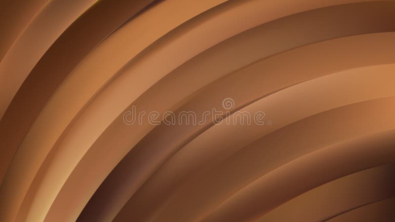 Brown Curved Stripes stock vector. Illustration of wave - 162842038