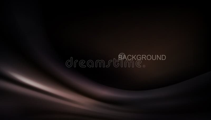 Brown Dark Design with an Abstract Oval Shape Stock Vector ...