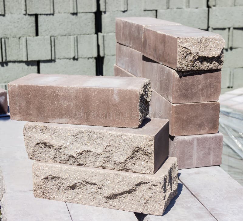 Brown decorative brick stock image. Image of builder - 56008425
