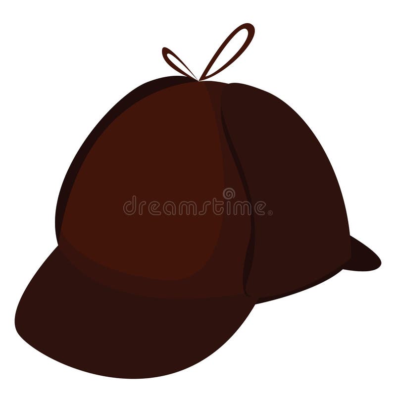 Man Detective in Traditional Hat Making Private Investigation Vector ...