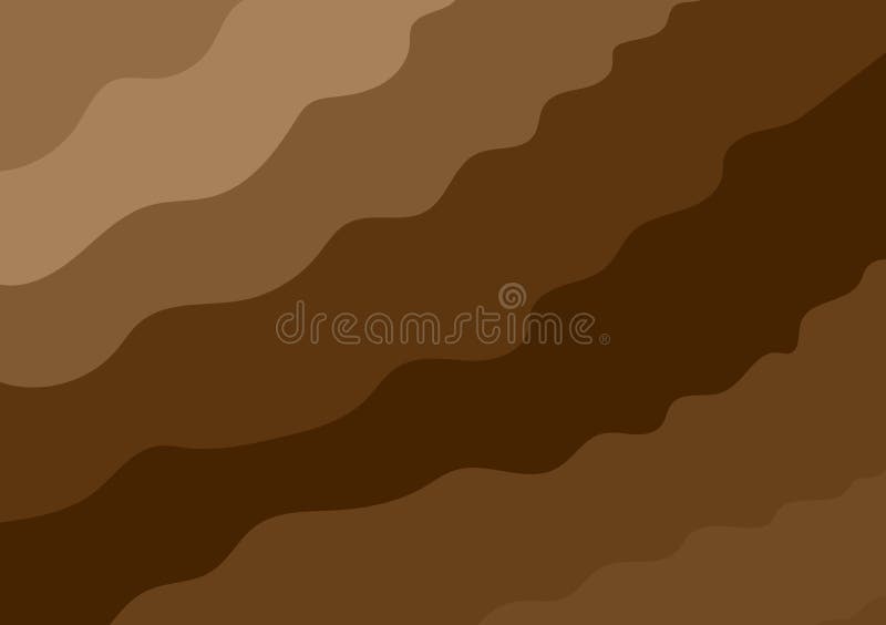 Brown Different Shades Wavy Background Stock Illustration ...