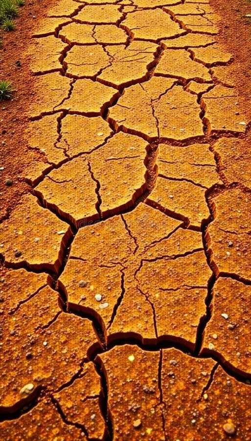 Brown Dirt Road, Seamless Texture, Cracked Surface, Surface, Rural ...
