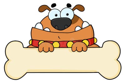 Cartoon Dog Bone Banner Stock Illustrations – 2,376 Cartoon Dog Bone ...