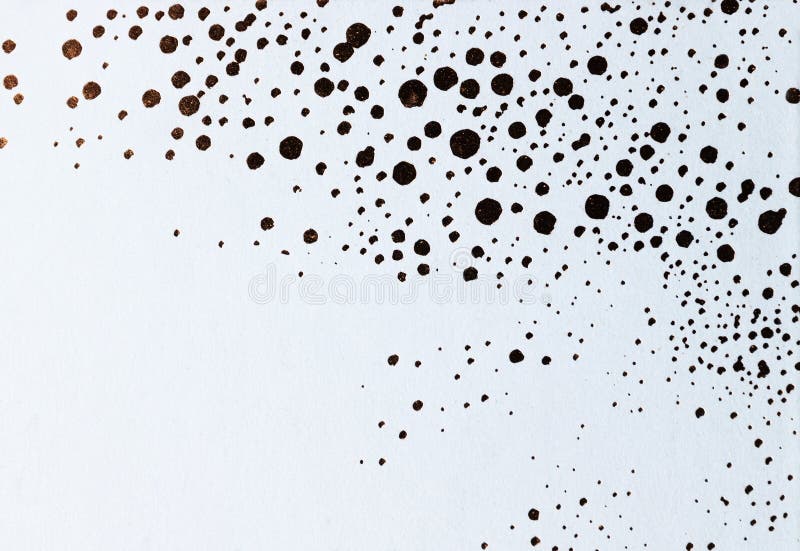 Brown Dot on White Background with Copy Space Stock Photo - Image of ...